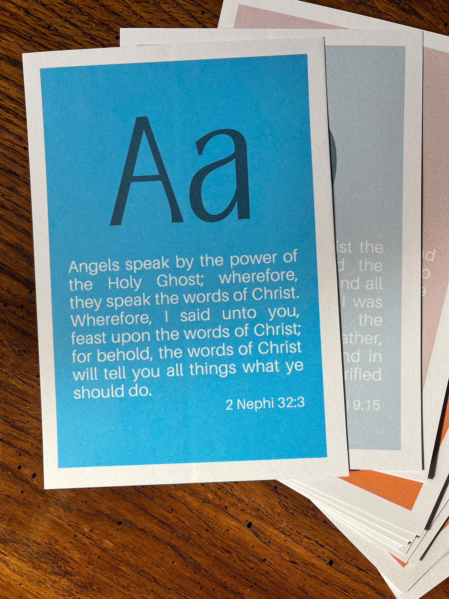 Scripture Memorization Cards for Kids Book of Mormon and Bible ...