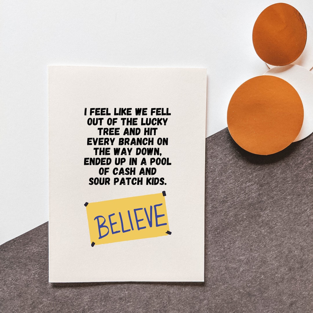 Sour Patch Kids Card Ted Lasso Checking in on You TV - Etsy