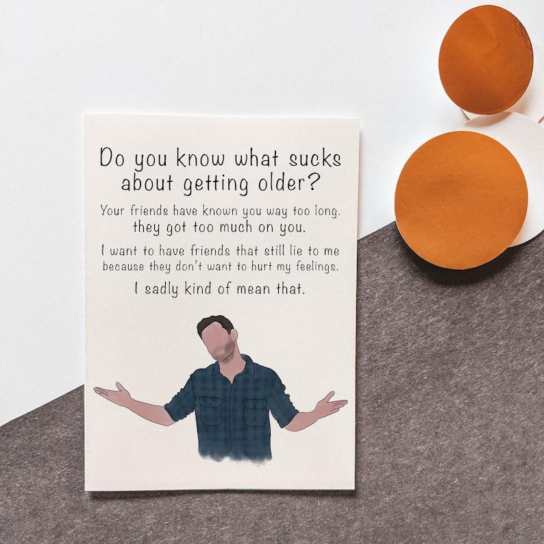 Nick Funny Birthday Card - Nick Miller Quotes - Funny Old Birthday Card ...