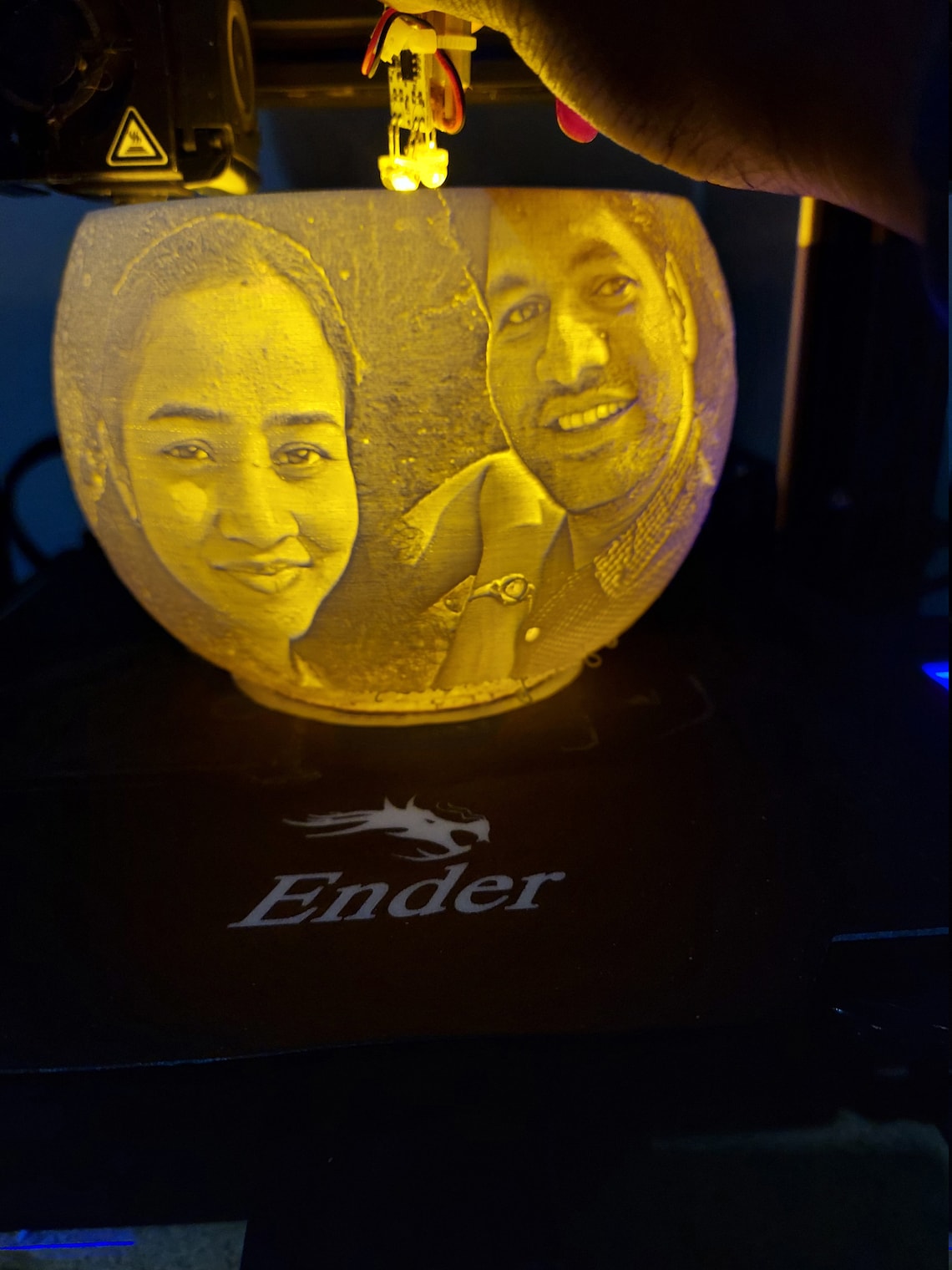 Custom 3D Printed Moon Lithophane Lamp - Etsy Canada