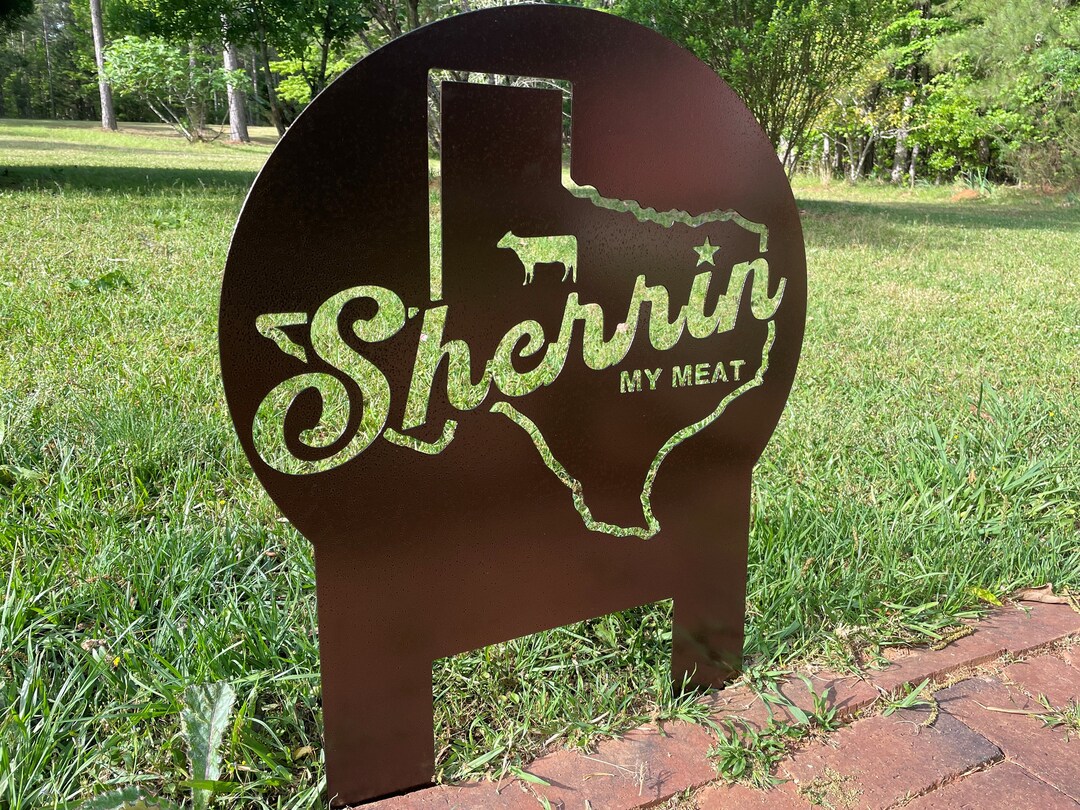 Custom Business Logo Yard Stake Business Signs for Festivals Metal ...