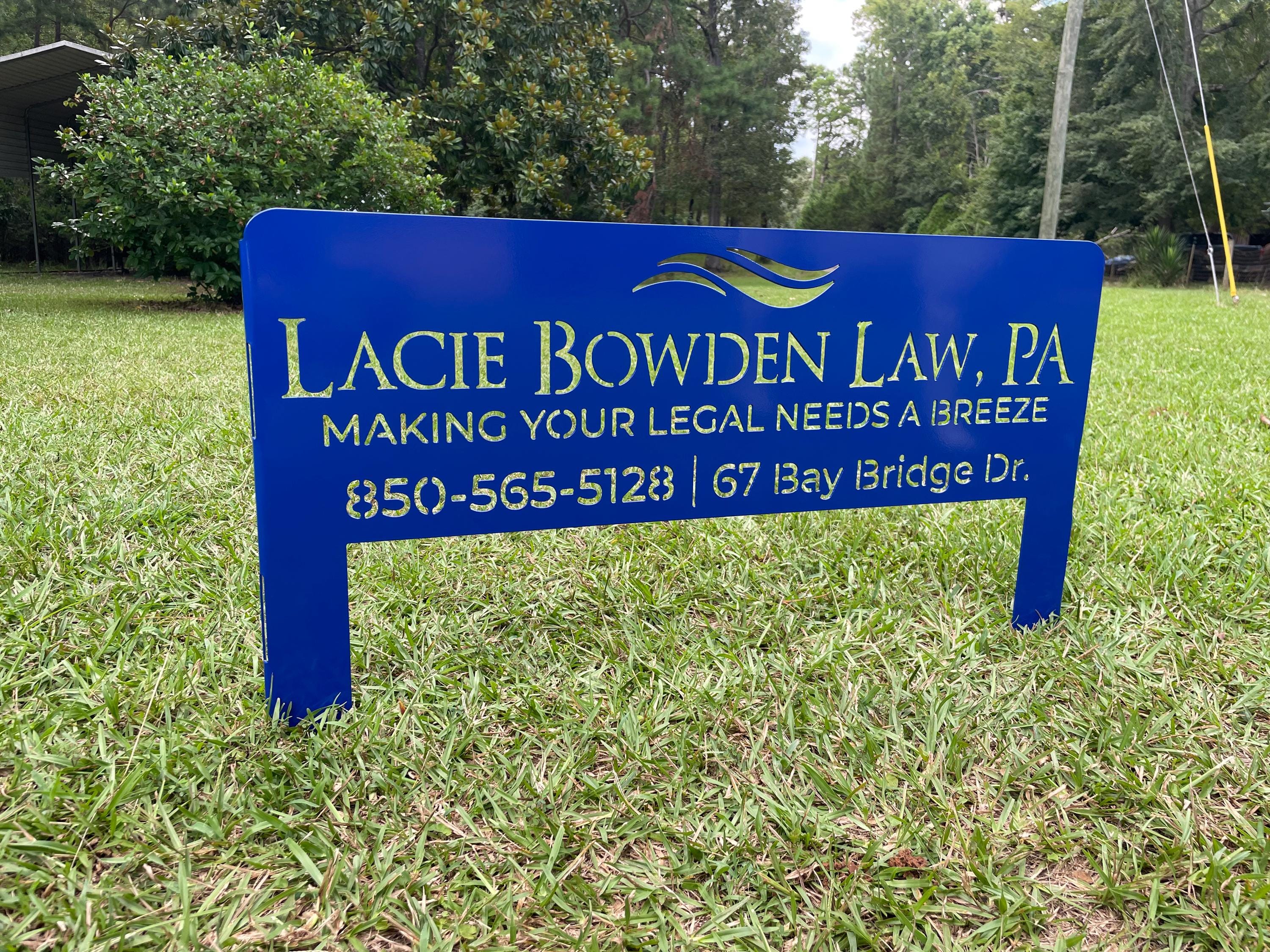 Custom Business Logo Yard Sign: Metal Advertising Stake - Etsy