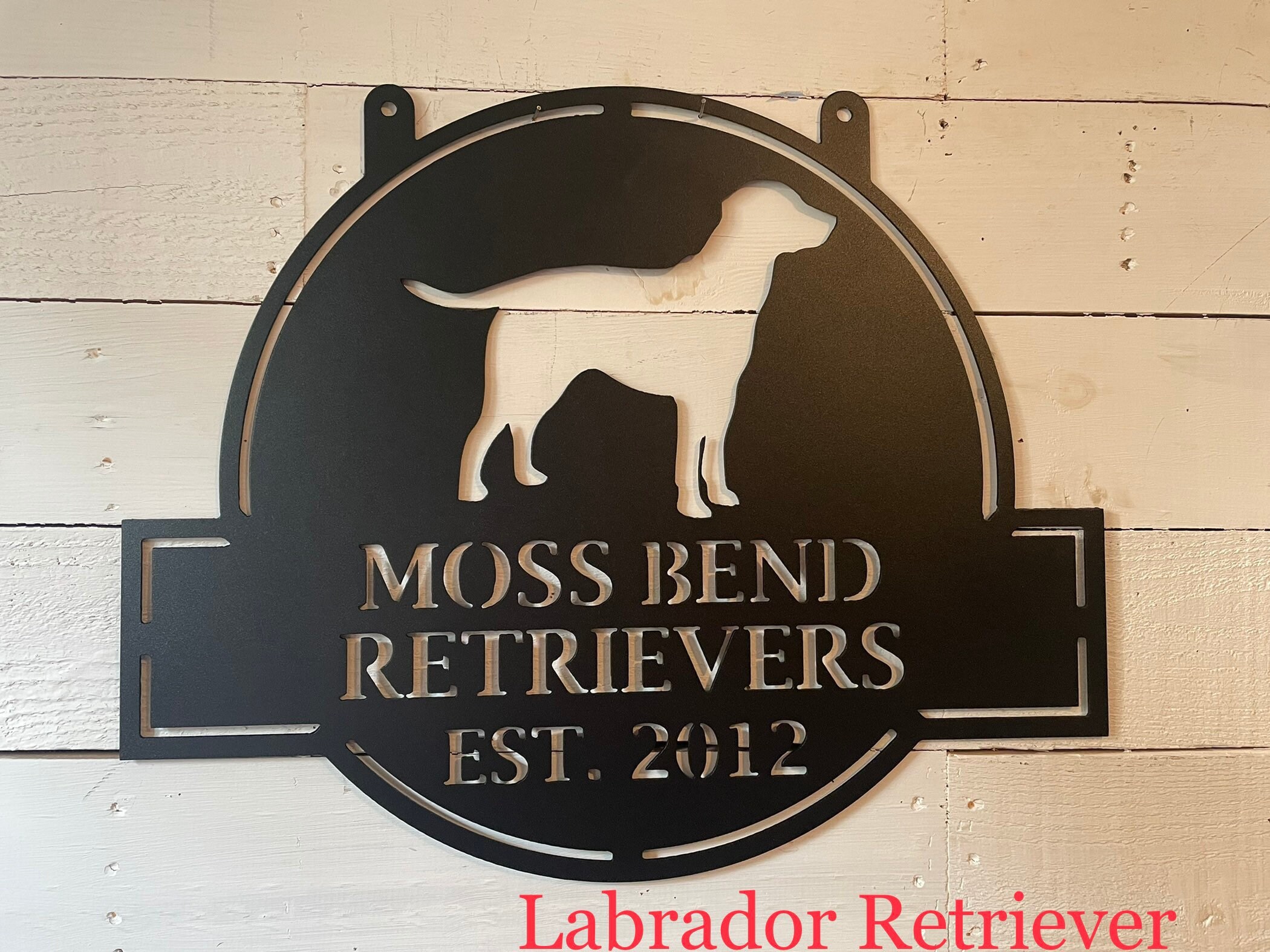 Custom Bird Dog Metal Sign Hunting Dog Monogram Tracking Dog | Etsy