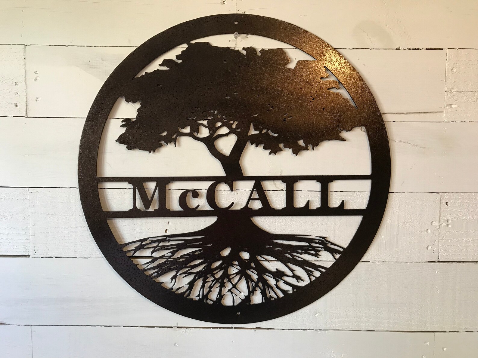 Personalized Rooted Family Tree Custom Family Name Sign Oak - Etsy