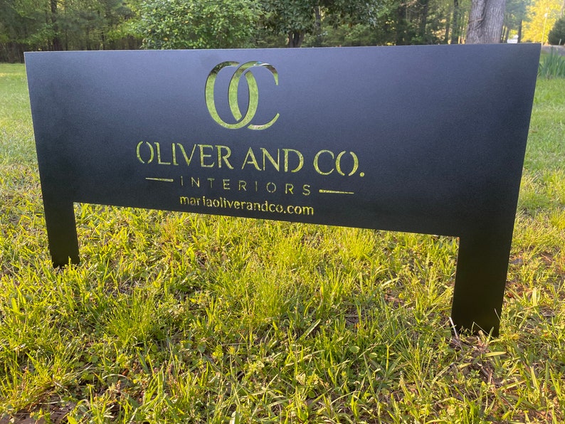 Custom Business Logo Yard Stake Business Signs for Festivals - Etsy