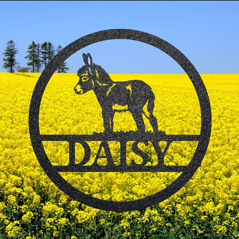 Donkey Yard Art - Etsy