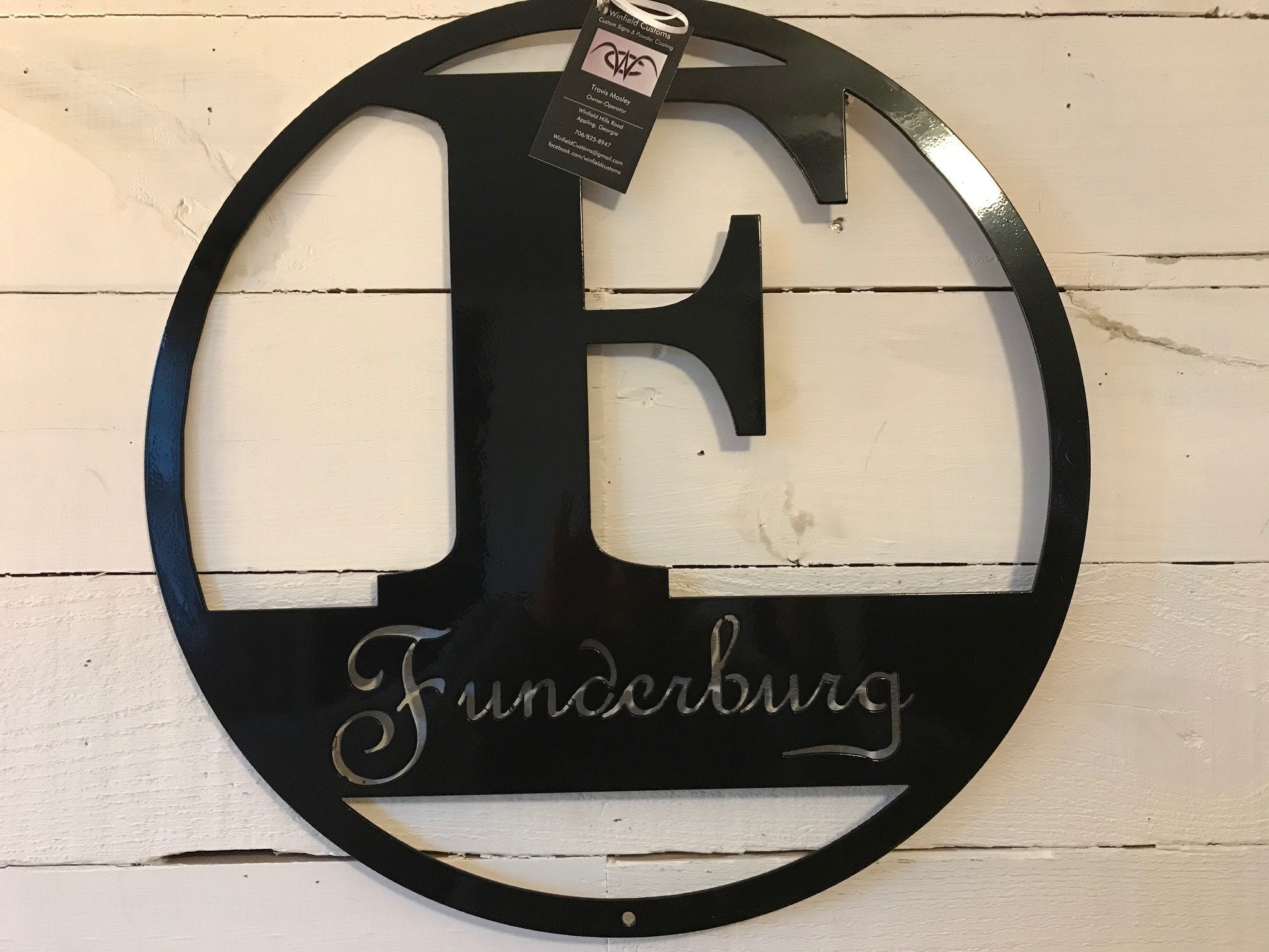 Simple Custom Block Letter Monogram With Script or Block Font | Etsy