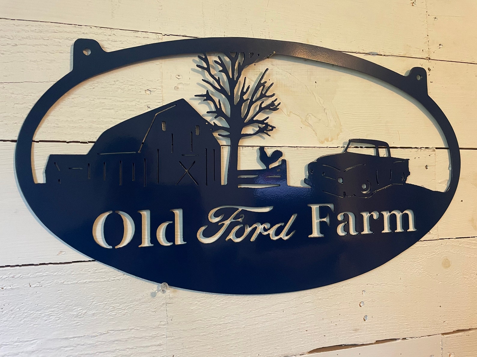 Vintage Ford Custom Farm Sign 1956 Ford Ford Metal Signs - Etsy