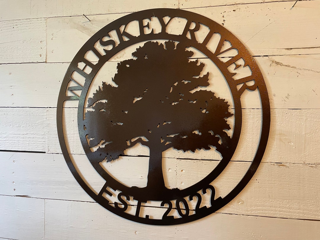 Custom Oak Tree With Family Name Sign; Wedding Gifts; Oak Tree Decor ...