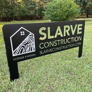 Custom Business Logo Yard Stake - Business Signs for Festivals - Metal ...
