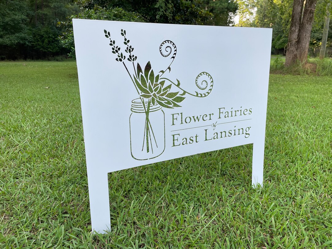 Custom Business Logo Yard Stake Business Signs for Festivals and Job ...