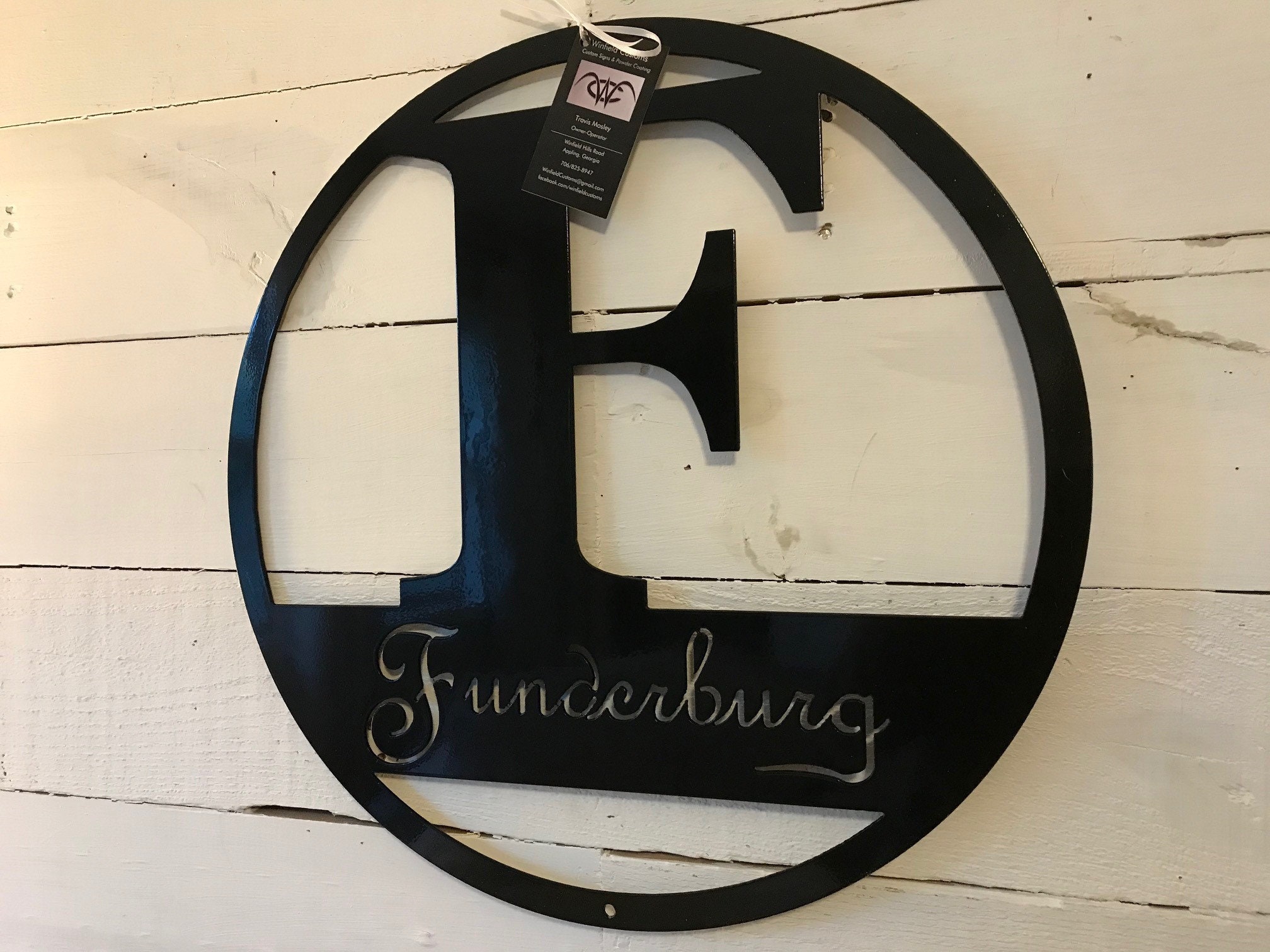 Simple Custom Block Letter Monogram With Script or Block Font - Etsy