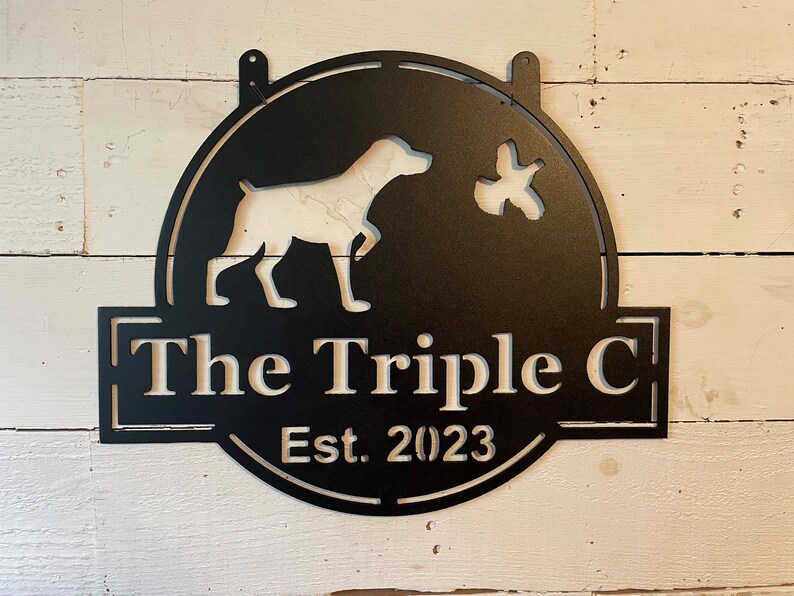 Custom Brittany Spaniel Metal Sign, Grouse Hunt Decor - Etsy