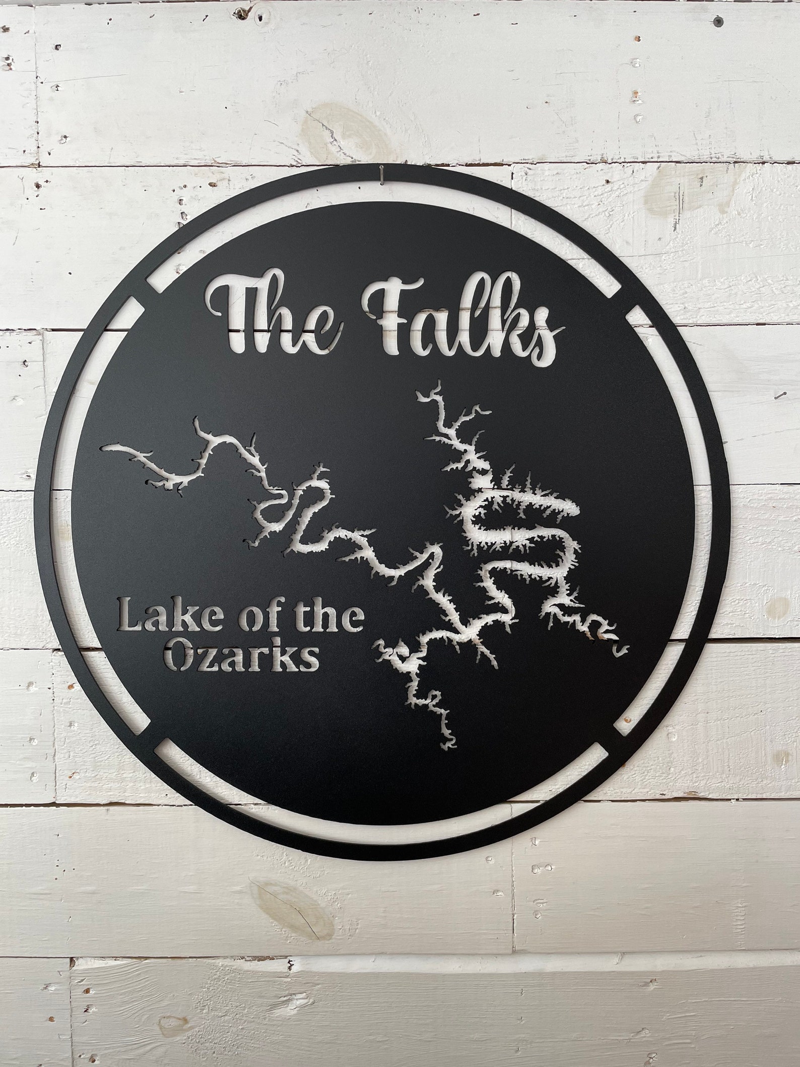 Custom Lake of the Ozarks Metal Sign - Personalized Lake House Decor - Etsy