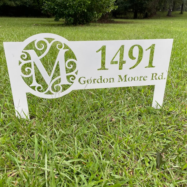 Monogram Address - Etsy