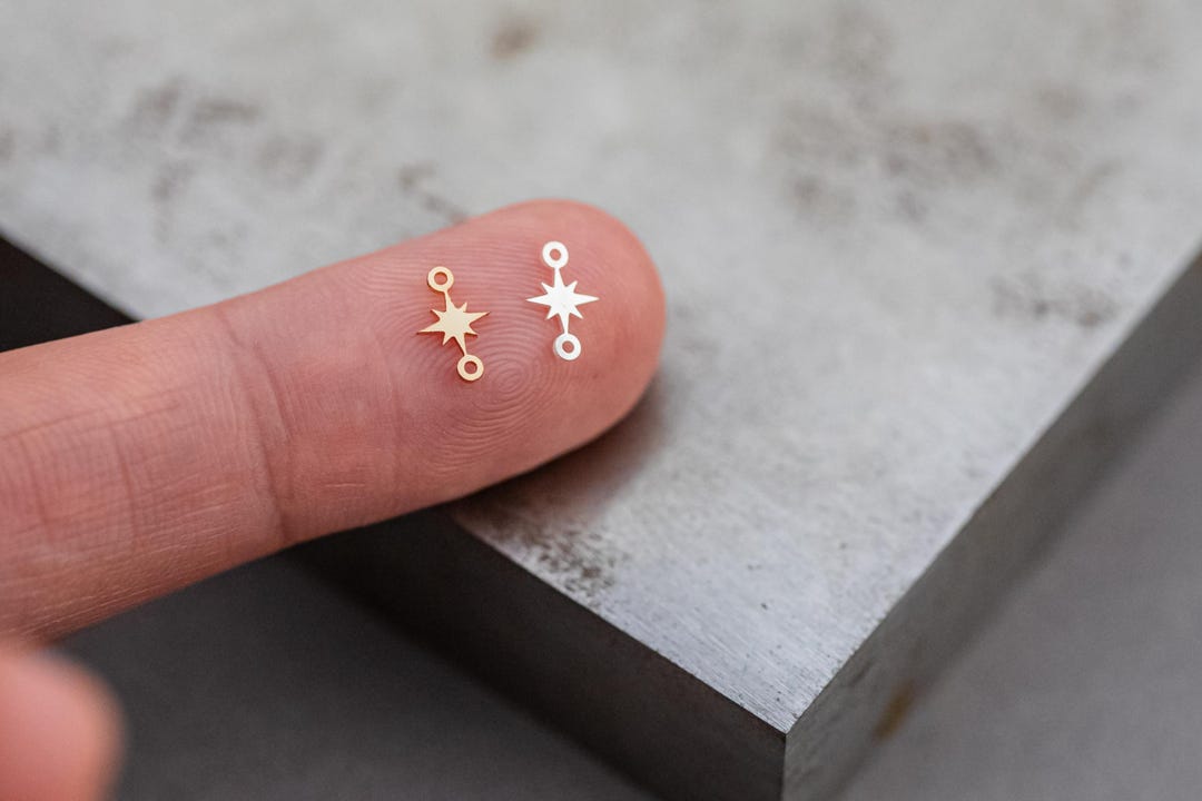 North Star Connector Gold Filled- USA Made, USA Gold Filled Charms ...