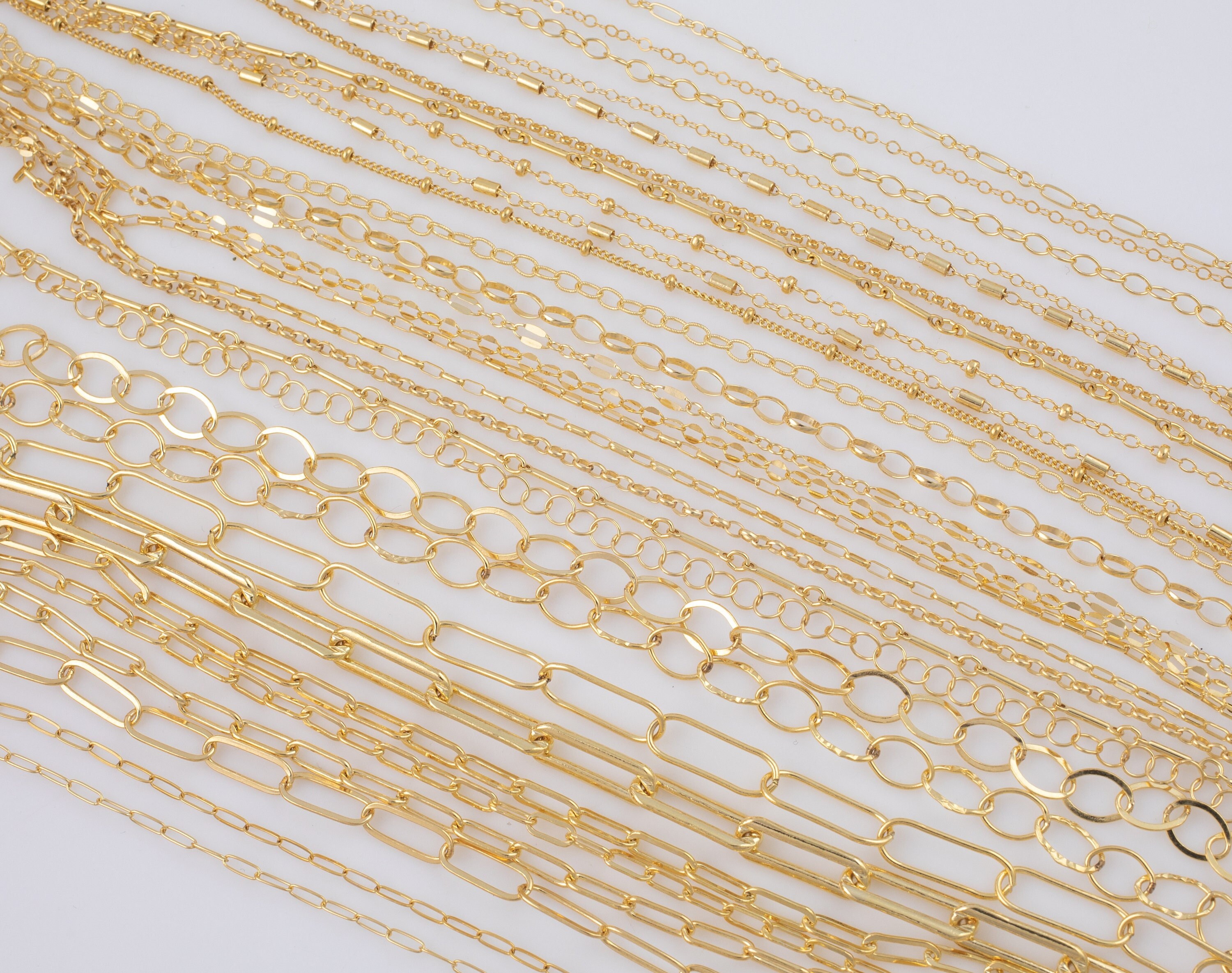 14k Gold Filled Chain Made in USA Permanent Jewelry Chain - Etsy