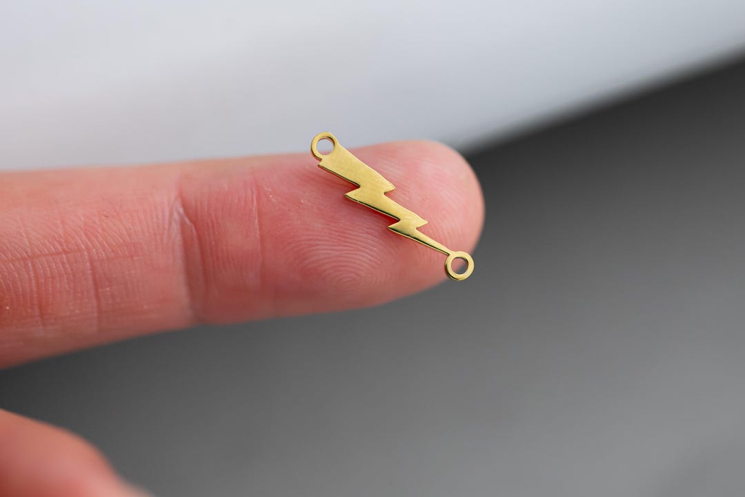 Lightning Connector- Permanent Jewelry Connectors- Hand Polished ...