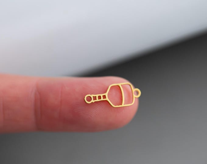 Pickle Ball Paddle Connector Permanent Jewelry Connectors Hand Polished ...