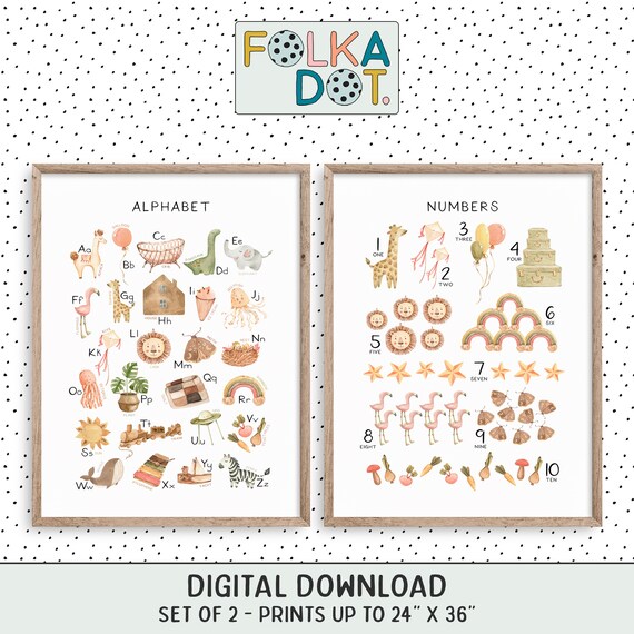 Home Décor Homeschool Shapes Print Educational Posters Toddler Posters ...