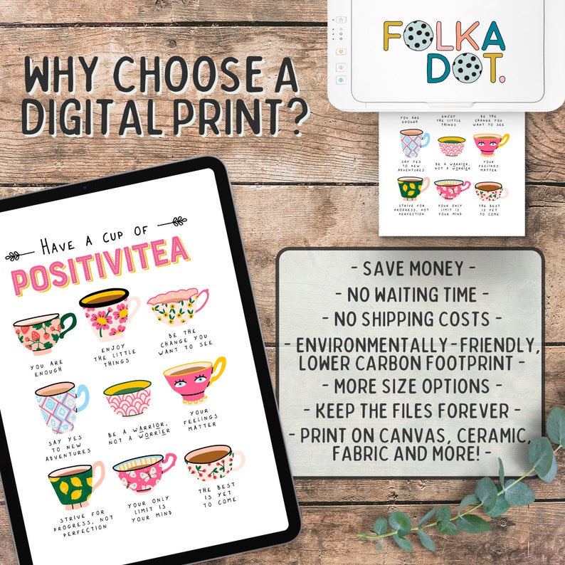 Positivitea Mental Health Poster School Counselor Therapy - Etsy UK