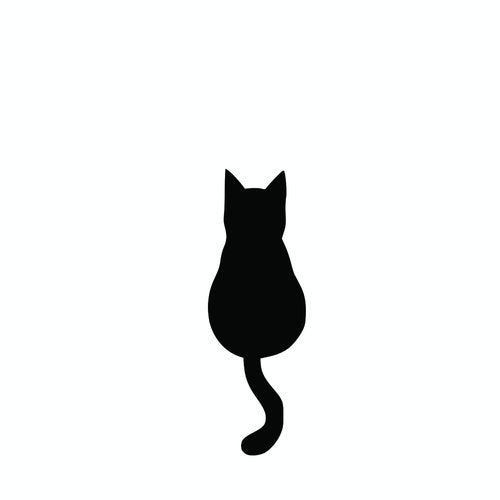 Vinyl Decal Cat Decal Cat Sticker Cat Decal Cat Laptop Decal - Etsy