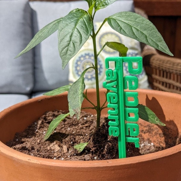 3d Printed Plant Labels - Etsy