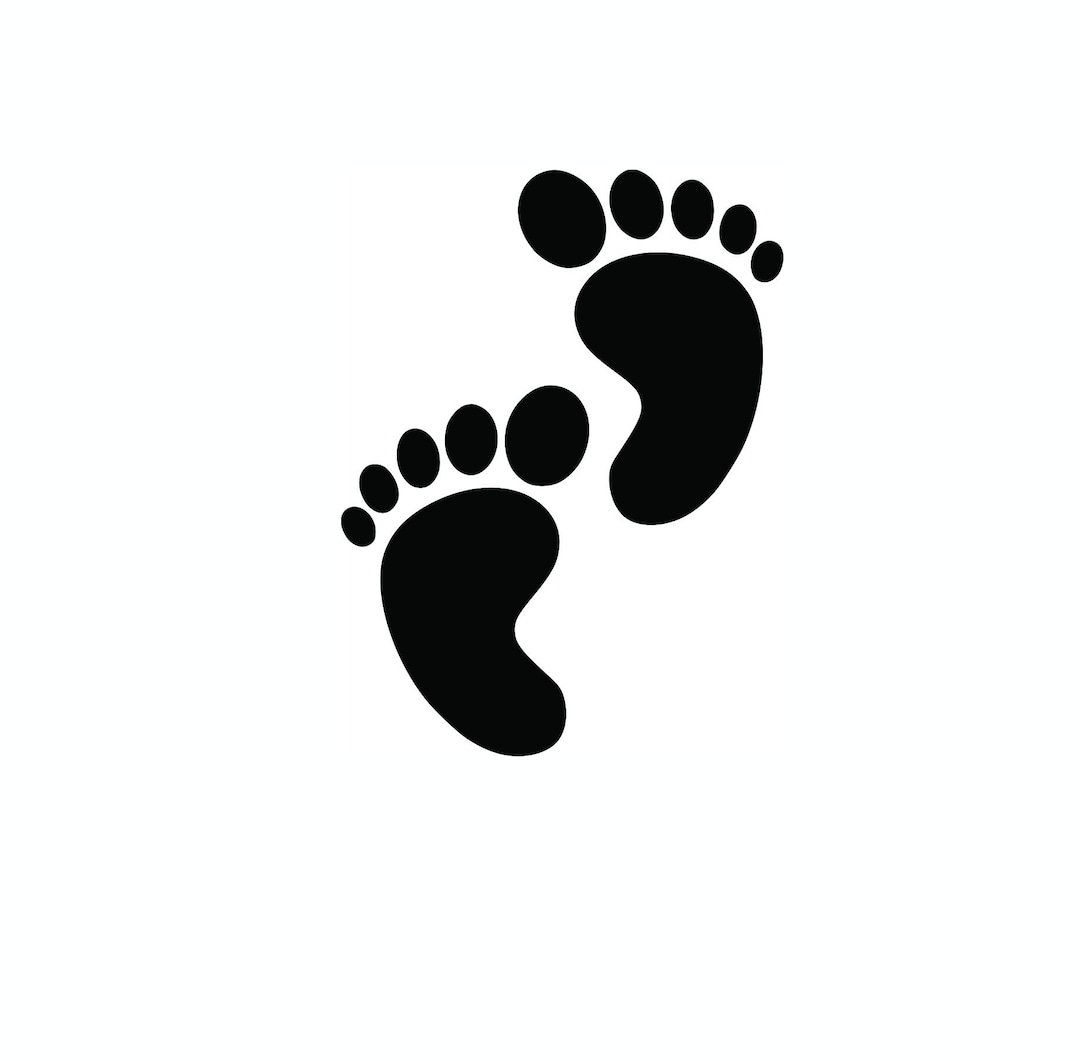 Vinyl Decal - Footprints Laptop Sticker Laptop Decal Book Decal Car ...