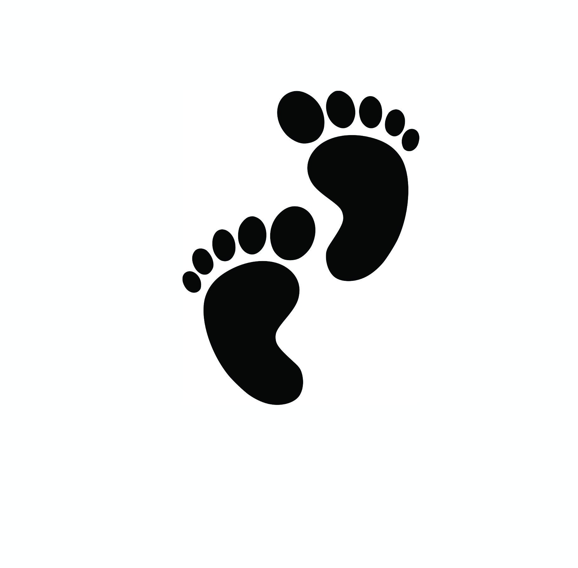 Vinyl Decal - Footprints Laptop Sticker Laptop Decal Book Decal Car ...