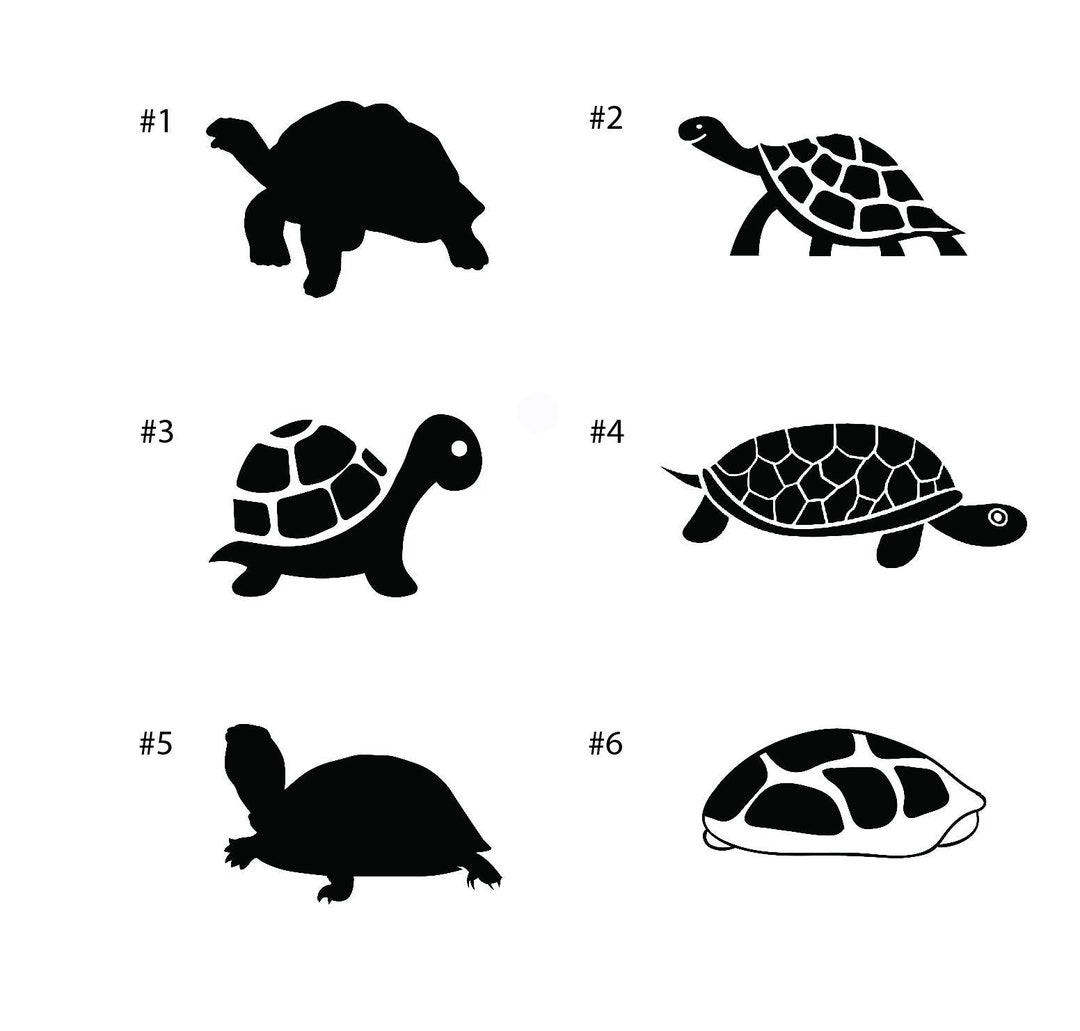 Vinyl Decal - Tortoise Laptop Sticker Laptop Decal Book Decal Car Decal ...