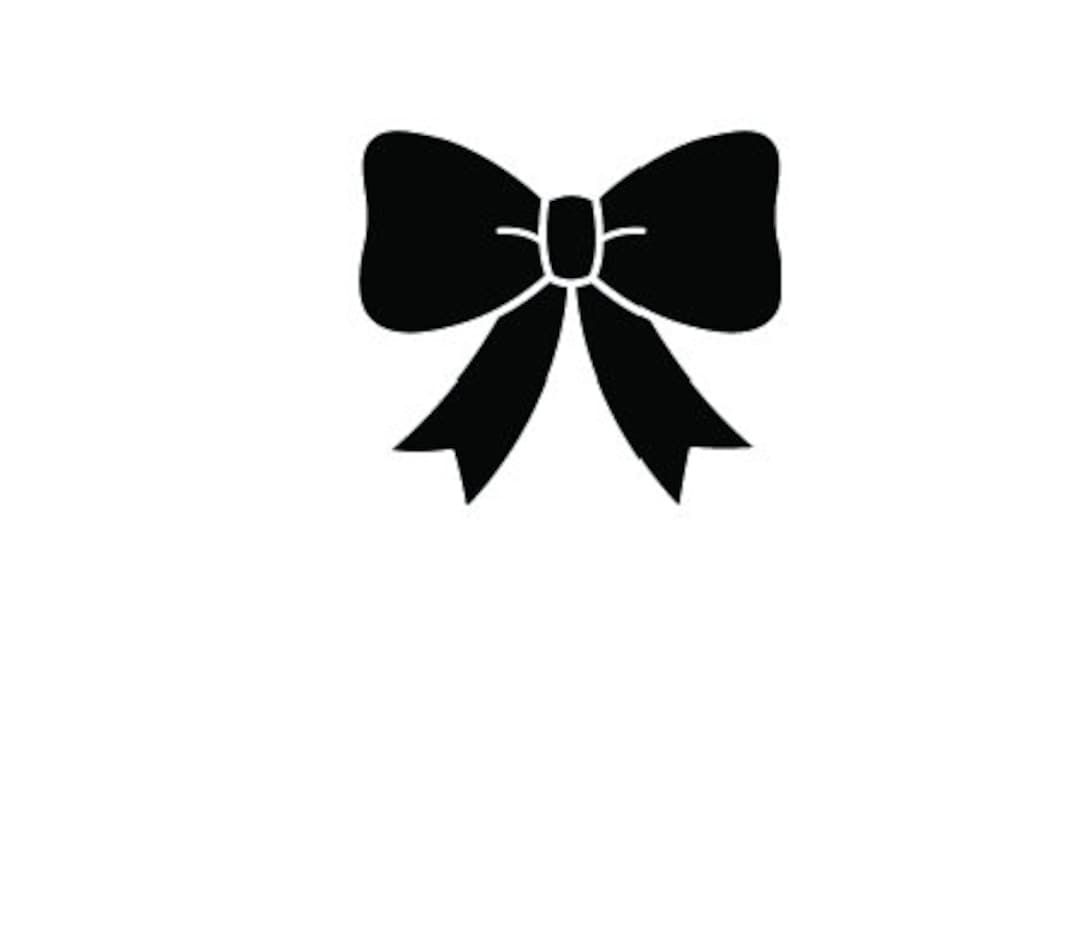 Vinyl Decal - Bow Laptop Sticker Laptop Decal Book Decal Car Decal ...