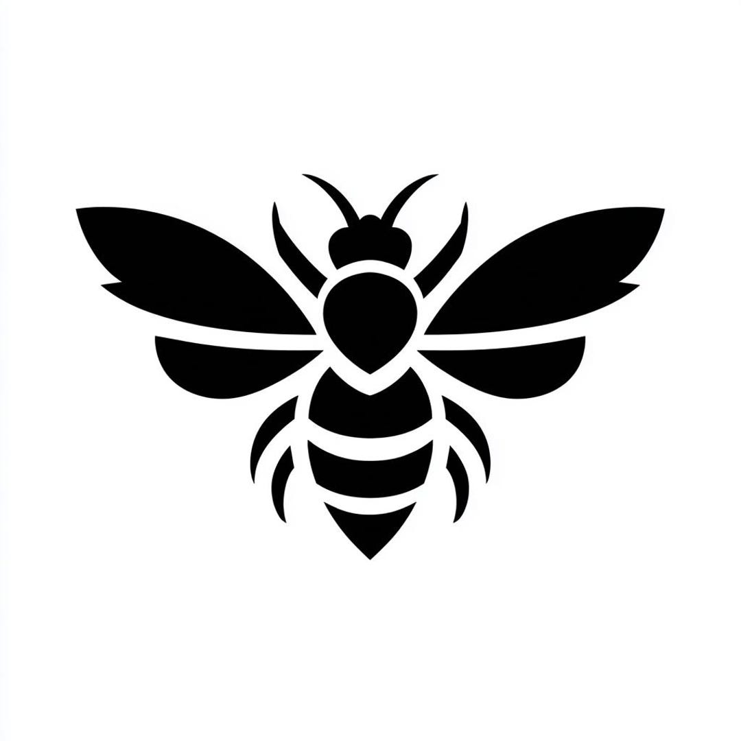 Vinyl Decal - Bee Wasp Laptop Sticker Laptop Decal Book Decal Car Decal ...