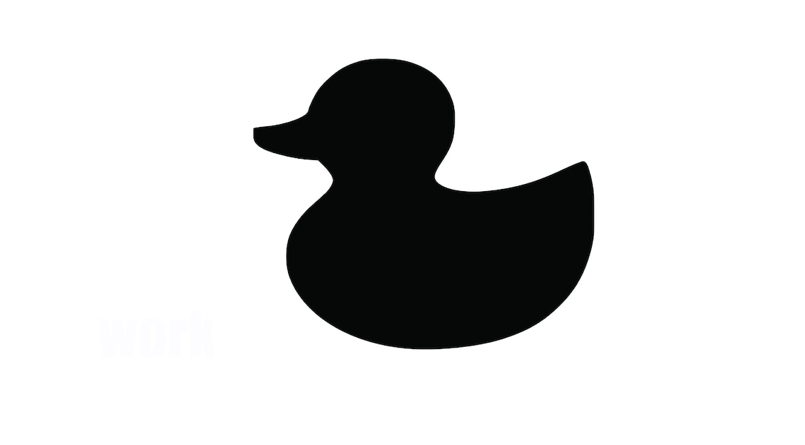 Vinyl Decal - Duck Laptop Sticker Laptop Decal Book Decal Car Decal - Etsy