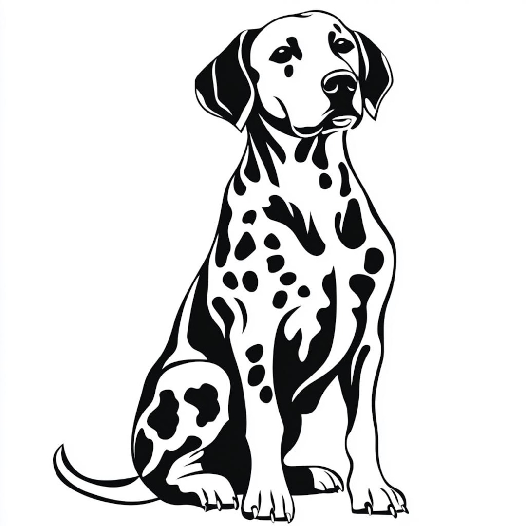 Vinyl Decal - Dalmatian Laptop Sticker Laptop Decal Book Decal Car ...