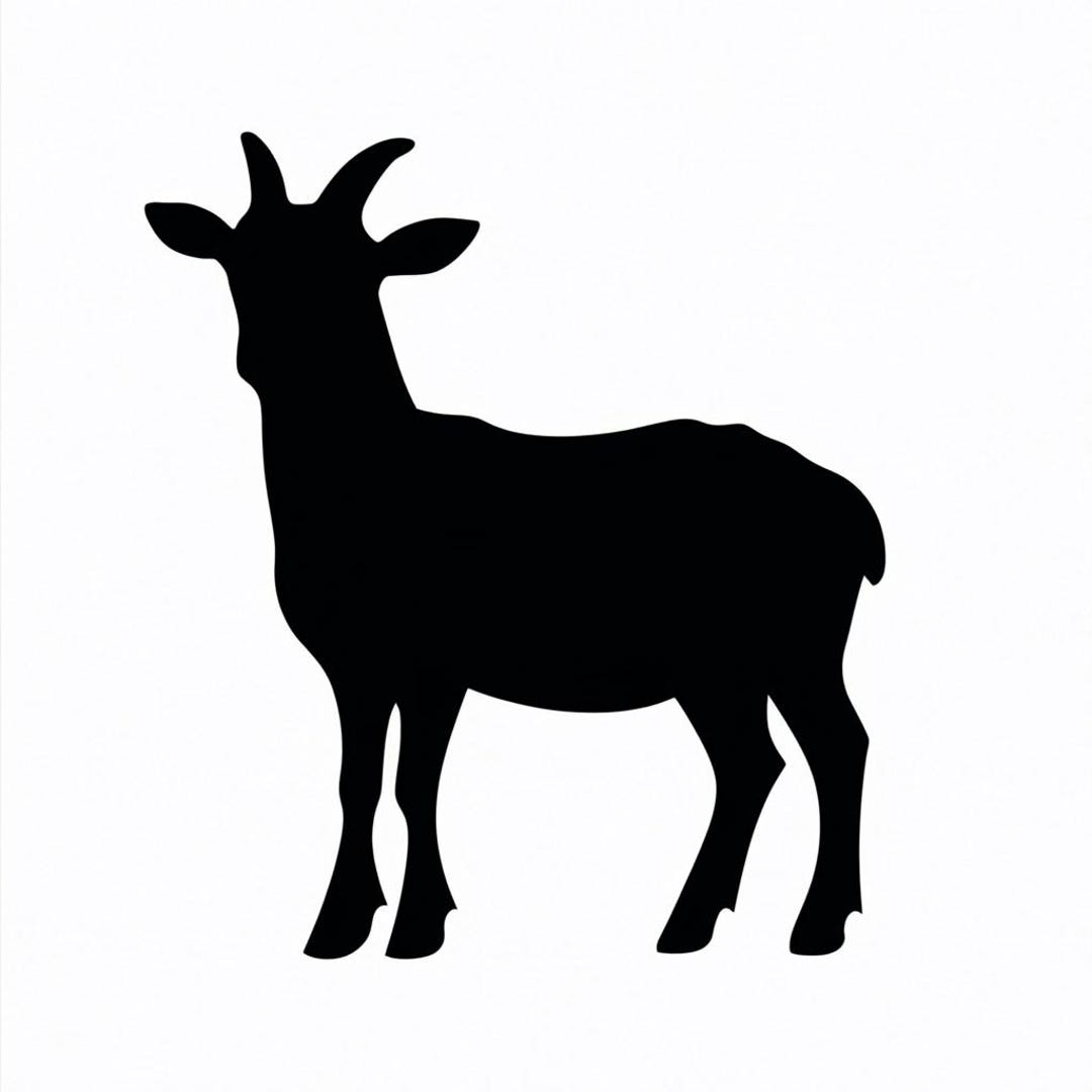 Vinyl Decal - Goat Sticker, Vinyl Decal, Laptop Sticker, Phone Sticker ...