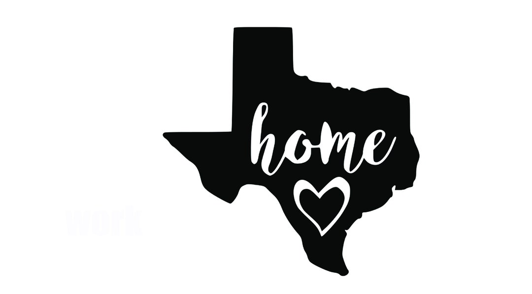 Vinyl Decal - Home Texascar Decal / Laptop Decal / Sticker - Etsy