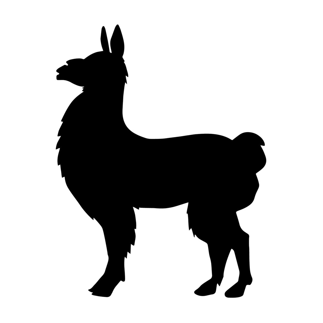 Vinyl Decal - Llama Decal Llama Sticker Llama Car Decal Llama Laptop ...
