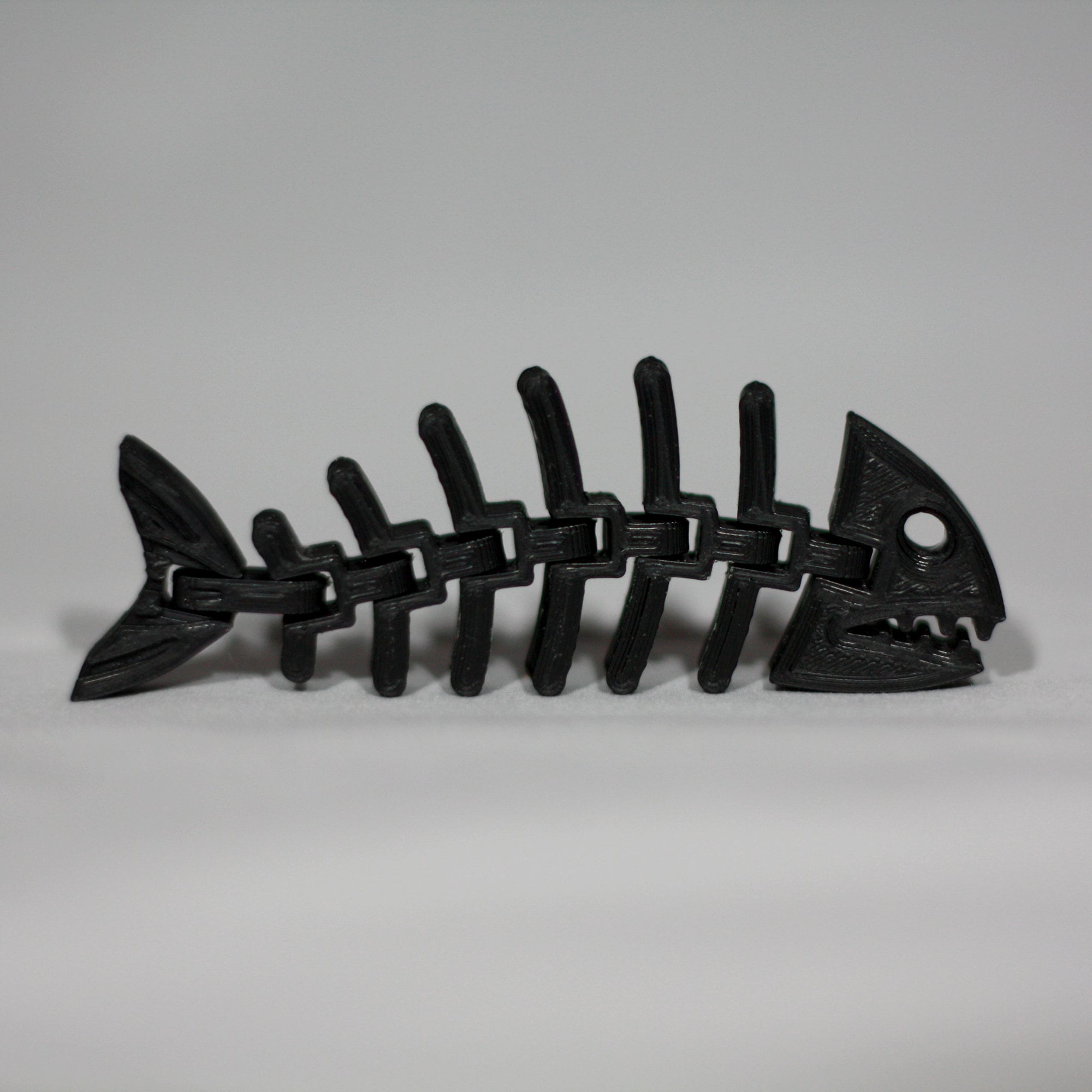 3D Printed - Flexi Articulated Fish Bones Fishbones - Color Choices - Etsy