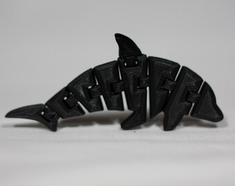 3D Printed Flexi Articulated Fish Bones Fishbones Color | Etsy