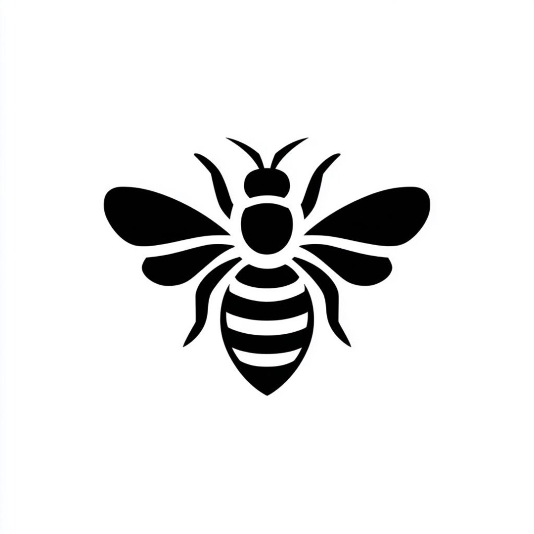 Vinyl Decal - Bee Wasp Laptop Sticker Laptop Decal Book Decal Car Decal ...