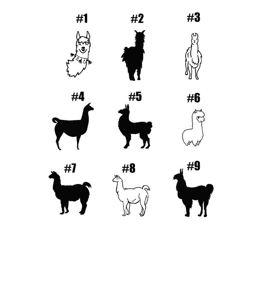 Vinyl Decal - Llama Laptop Sticker Laptop Decal Book Decal Car Decal ...