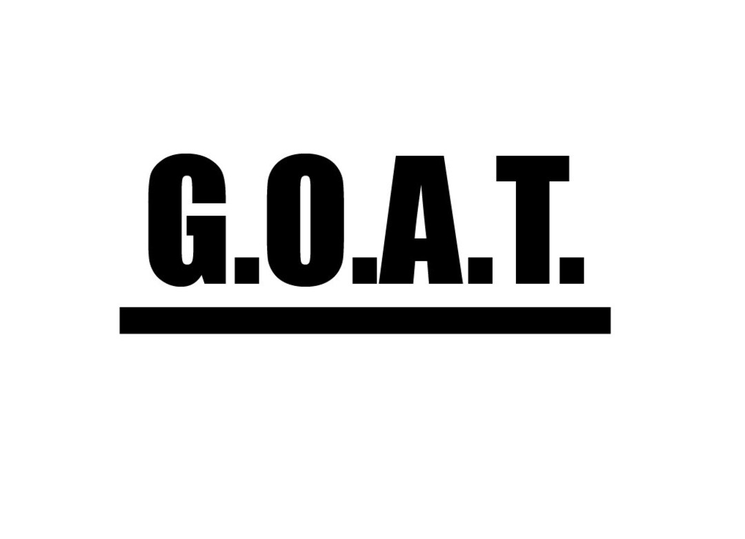 Vinyl Decal - G.O.A.T. - Etsy