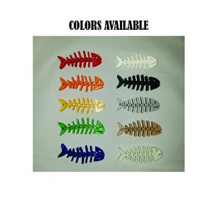 3D Printed - Flexi Articulated Fish Bones Fishbones - Color Choices - Etsy