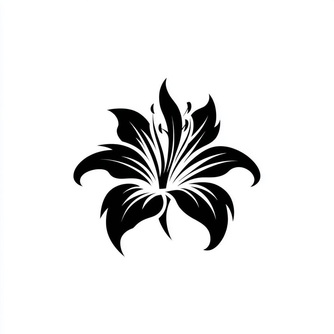 Vinyl Decal - Lily Flower Laptop Sticker Laptop Decal Book Decal Car ...