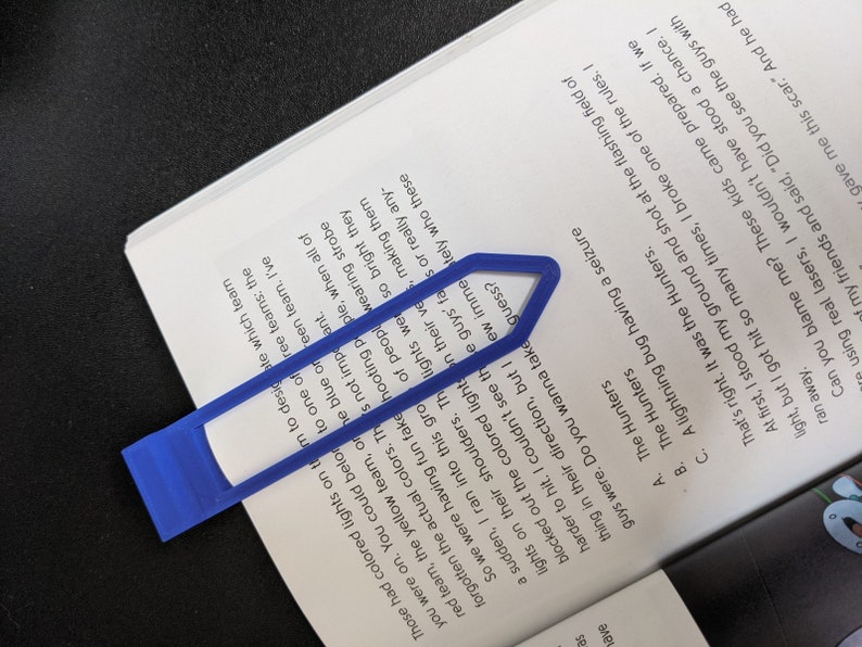 3D Printed Personalized Custom Book Marks Customizable & | Etsy