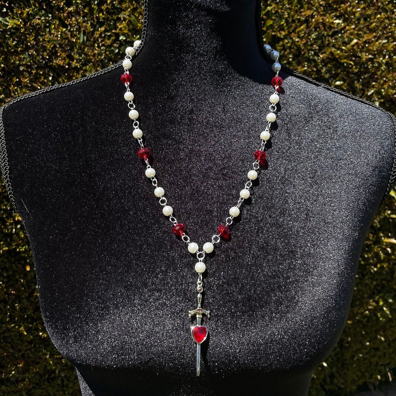 Rosary Necklace - Etsy