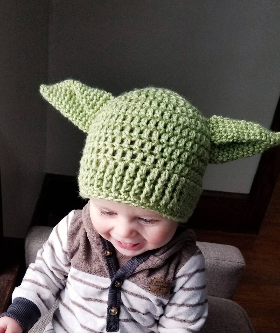 Baby Yoda Hat, Mandalorian Preemie Newborn Toddler Grogu Baby Girl or ...