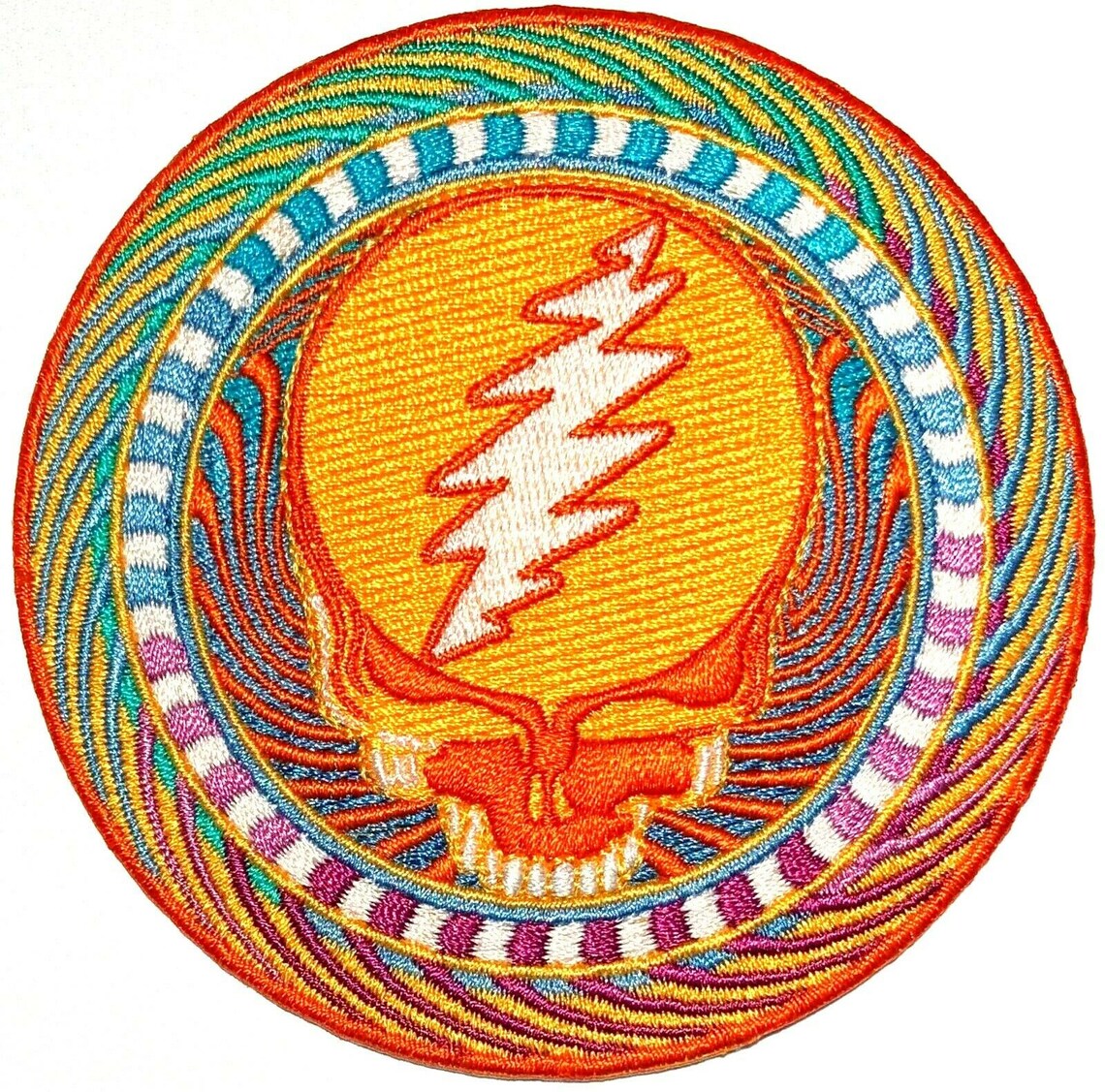 Grateful Dead Patch Set of 8 Patches: Orange Sunshine Steal | Etsy
