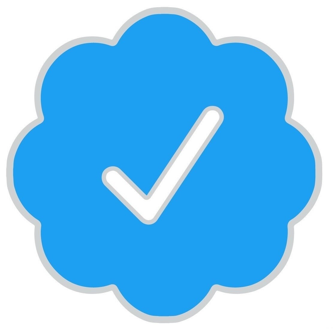 Verified Lapel Pin [authentic Genuine Confirmed Blue-check] Verify ...