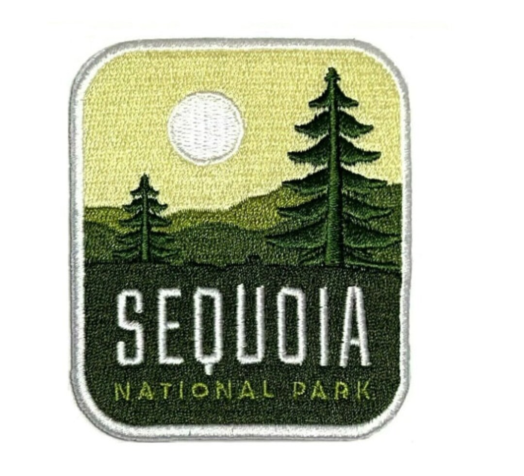 Sequoia National Park - Patch [trees] Embroidered Memorabilia Art ...